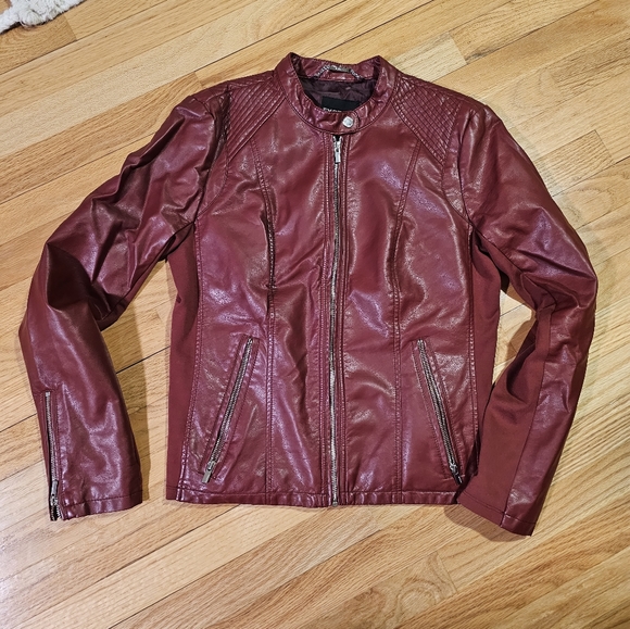 Express | Jackets & Coats | Express Faux Leather Jacket | Poshmark